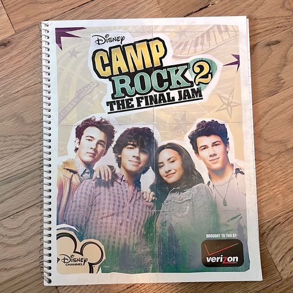 Disney | Office | Camp Rock 2 The Final Jam Spiral Notebook New | Poshmark